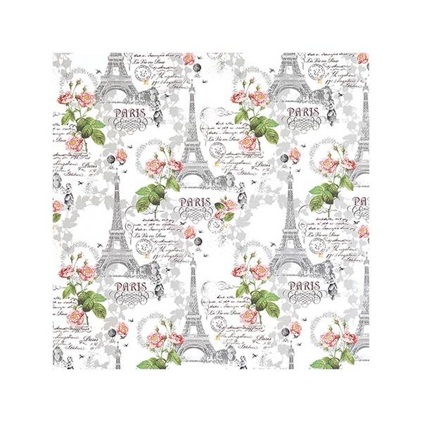 ■商品説明 パリをイメージしたオシャレなデザインの包装紙です。  ■材質 上質紙64g ■サイズ 750×528mm ■規格 半才 ■柄 ラヴィアンローズ   【サイズ】 750×528mm 【入数】 50枚 002410961