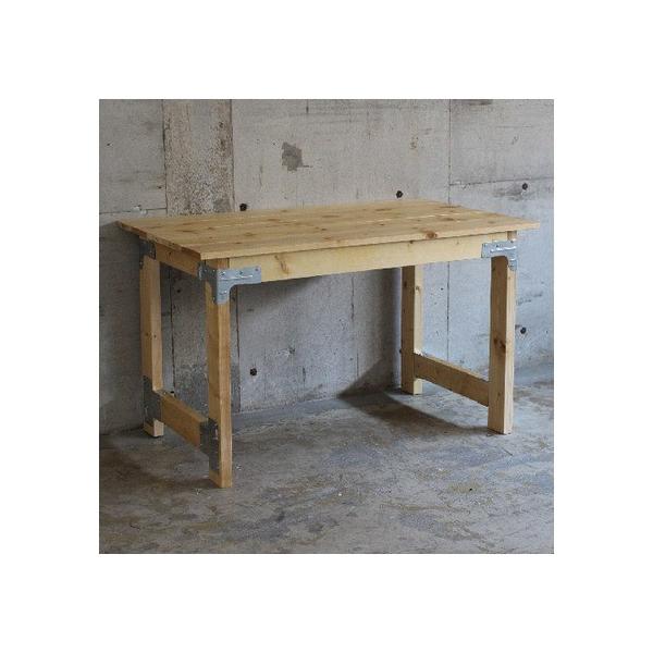 商品画像はイメージ画像です。実際とは異なる場合がございます。 シンプソン金具をつかって、身近なファニチャーが作れる専用キットです。 シンプソン金具でテーブルが作れます。 (木材別売り) 組立サイズ : 幅1200×高さ720×奥行700(m...