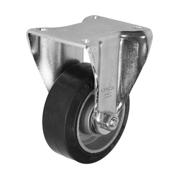 ■特徴 アルミダイカスト製の芯金でサビなどの腐食に強いです。 車輪には密封型ラジアルボールベアリングを使用しているので、グリースの追加注入がなくとも静かで滑らかな回転です。 自在と固定は同じ取付ピッチです。 車輪は高弾性のALEVゴム車輪を...