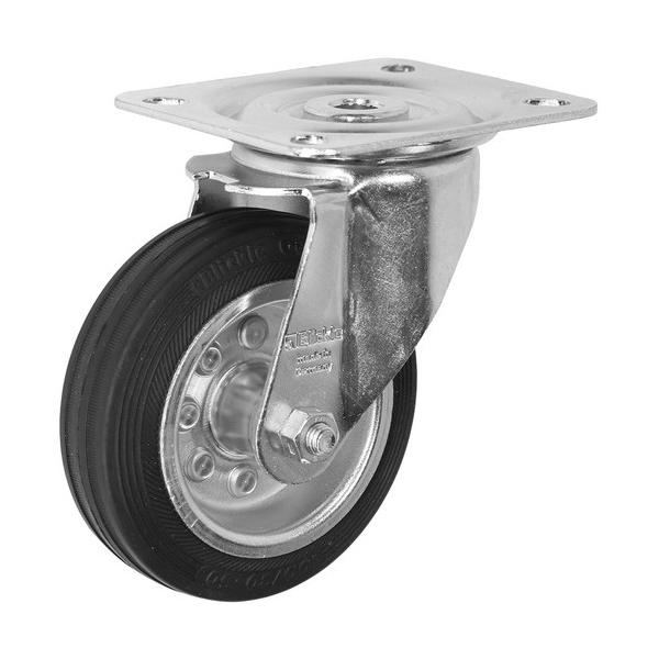 ■特徴 最高使用温度下での連続使用は最長1時間、使用後は約1時間のクールダウンが必要です。 自在旋回部には特殊耐熱グリースを使用しています。 ニードルベアリングを使用しているので、走行は静かで滑らかです。 Blickle社製 ■用途 製菓・...