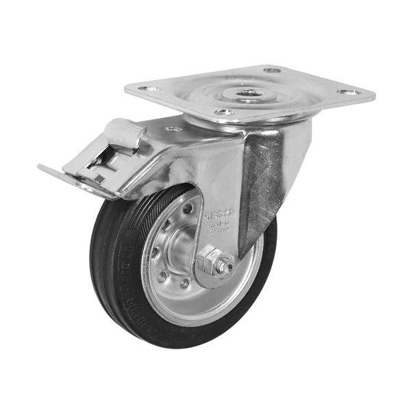 ■特徴 最高使用温度下での連続使用は最長1時間、使用後は約1時間のクールダウンが必要です。 自在旋回部には特殊耐熱グリースを使用しています。 ニードルベアリングを使用しているので、走行は静かで滑らかです。 Blickle社製 ■用途 製菓・...