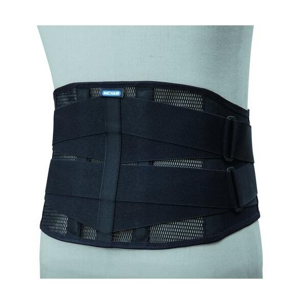 ■特徴 前合わせ部と背当て部の両方に硬質メッシュ生地を使用しています。 背中側だけでなく腹部側からもしかりホールドし、腰への負担を軽減します。 S字軽量ステー（支柱）で腰が反りすぎないように抑制します。 アジャスター付きW補強ベルトが腹圧を...