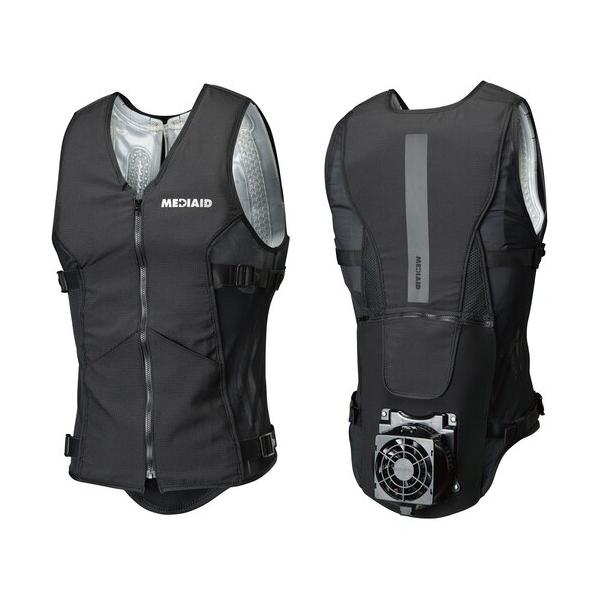 ■特徴 働くカラダを暑熱から守る。 日本シグマックス独自のアイシング技術により”軽・快”冷却服。 【速攻冷感】タンクに少量の水(約150ml)と保冷材を入れ、バッテリーをONにすると、ベスト内側のホースの冷水が流れ、すぐに冷えを感じることが...