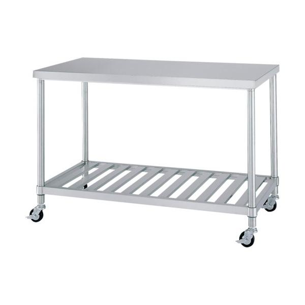 商品画像はイメージ画像です。実際とは異なる場合がございます。 ■特徴 用途に合わせて高さ変更が可能です。(工場オプション) 高さ850mm以下同一価格です。 直径φ38mm太径パイプ採用の丈夫な作業台です。 φ75mmウレタンキャスター付で...