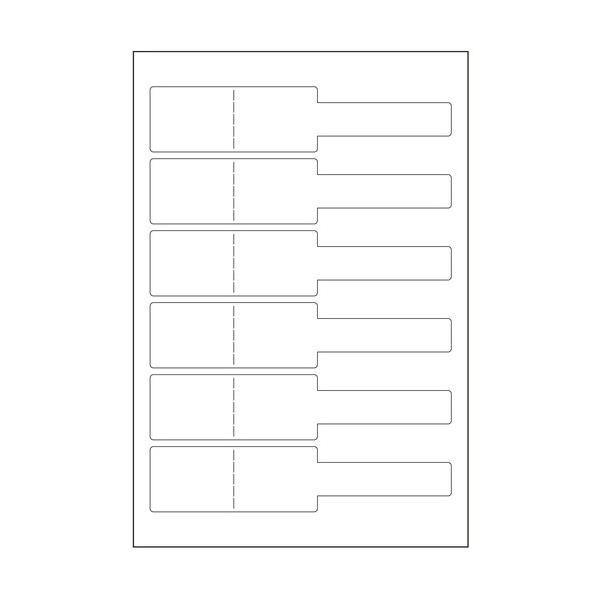 ■特徴 配線を識別するためにケーブルやコードに巻いて貼るシールです ■仕様 プリンター対応 ■材質 合成紙    【重量】 29G 【入数】 5SHT 【原産国】 日本製 242001