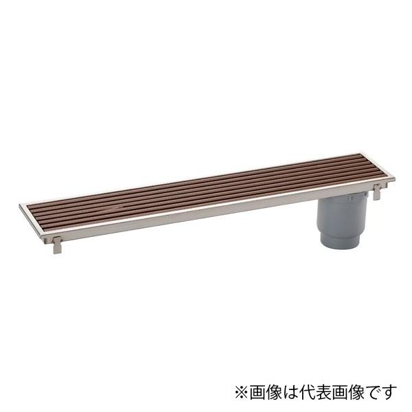 ■特徴 ボックスタイプで樹脂グレーチングは底についているので、重量物が載っても変形しません（耐荷重強度9.0kN）。  すき間は6mm以下、素足でも安心です。  グレーチングは抗菌・防カビ仕様で耐薬品性・耐熱水性にも優れています。  本体部...