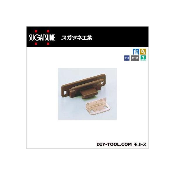 ドアラッチ ラッチ錠 キャッチ 掛け金  【カラー】 ブラウン 【入数】 1ヶ LL66BR(140051028)