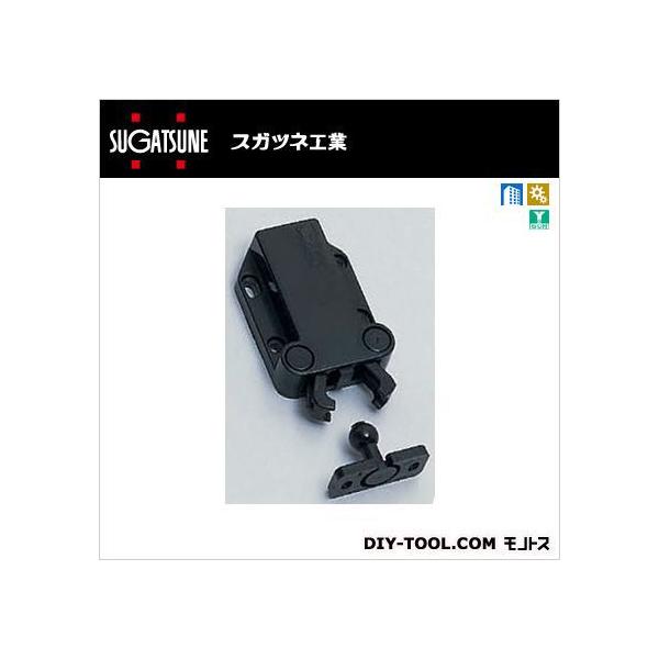 ドアラッチ ラッチ錠 キャッチ 掛け金  【カラー】 ブラック 【入数】 1ヶ MC37FBK(140058064)