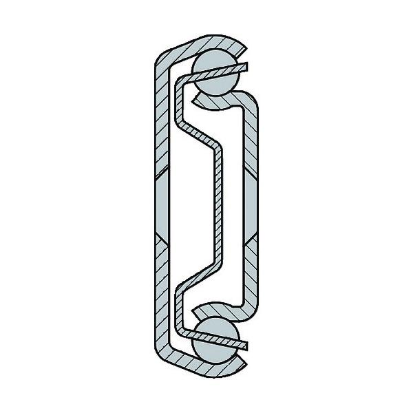 商品画像はイメージ画像です。実際とは異なる場合がございます。 ■特徴 3/4スライドの2段引スライドレールです。 レールの脱着はできません。  ■仕様 耐荷重245N/ペア　25kgf/ペア  ■注意点 このスライドレールは1本単位での販売...