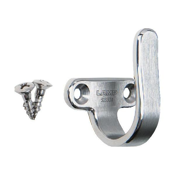 ■特徴 面取りを施した、安全でデザイン性に優れたフックです。 引手や房掛、コート掛など、アイディア次第でさまざまな使い方ができます。 鏡面研磨仕上と鏡面研磨およびヘアライン仕上の2種類があります。  ■仕様 鏡面研磨／ヘアライン仕上、耐荷重...