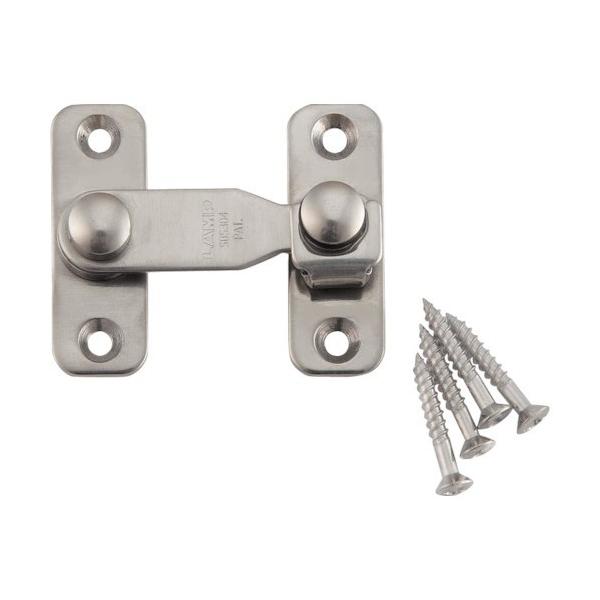 ■特徴 ステンレス鋼製で耐食製に優れ、いつまでも美しくご使用いただけます。 美しい鏡面仕上です。 掛け金をねじで固定できます。 不意に掛け金が外れることを防ぎます。  ■仕様 ステンレス鋼製　打掛(１４０−０５０−２５２)  ■付属品 十字...