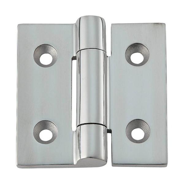 商品画像はイメージ画像です。実際とは異なる場合がございます。 ■特徴 研磨仕上げのオールステンレス鋼製の平型丁番です。  ■用途 各種産業機器。  ■仕様 ステンレス鋼(SCS14) シルバー  ■材質 ステンレス鋼（SUS304）   【...