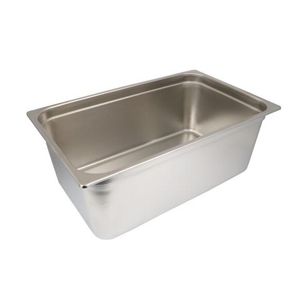 ●湯煎ウォーマーなど様々な用途でご使用いただけます。 ●耐久性と耐食性に優れたステンレス製です。 ●サイズ:1/1 ●外寸:530×325×H200mm ●板厚:0.8mm ●材質:SUS304 ■記載の仕様については、多少変動する場合がご...