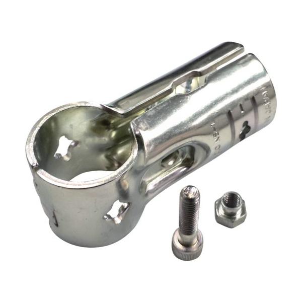 ■特徴 メタルジョイントの使いやすさはそのままで、導電材料のニッケルでメッキ仕上げをしています。 固定用にビス・リベット止め穴が付いており、組み立て時の作業性をアップします。 固定力に優れ、組み立て・分解が自在です。 複数の部品で構成するセ...