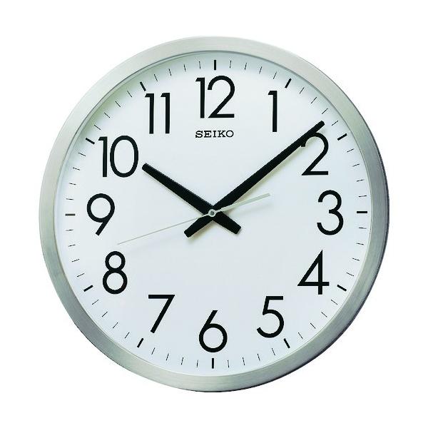 秒針連続運針ですので、音が気になりません。 金属枠(ステンレス) 前面ガラス 毎秒スタート機能 リチウムボタン電池SB-T53(CR2477)×1 色:ステンレス 直径(mm):350 厚さ(mm):34 電池寿命:約5年 カバー仕様 カレ...