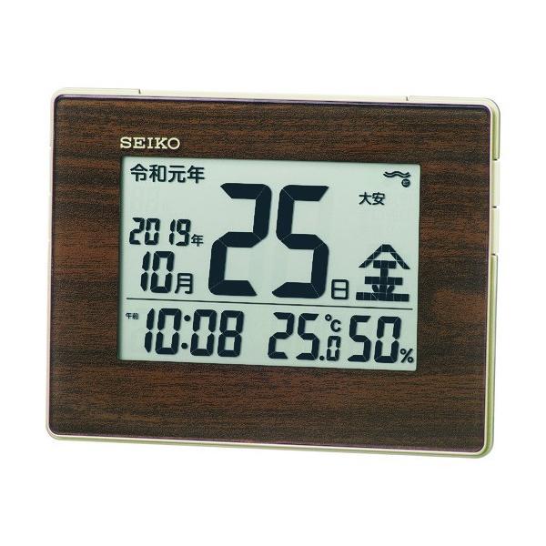 ■特徴 和暦(令和）と西暦が併記表示の電波時計です。  ■用途 受付や申し込みカウンターなどに便利です。  ■仕様 プラスチック枠 前面プラスチック 電源(V)：単４アルカリ乾電池×2本（付属） 掛置兼用  ■付属品 単4電池×2本  ■材...