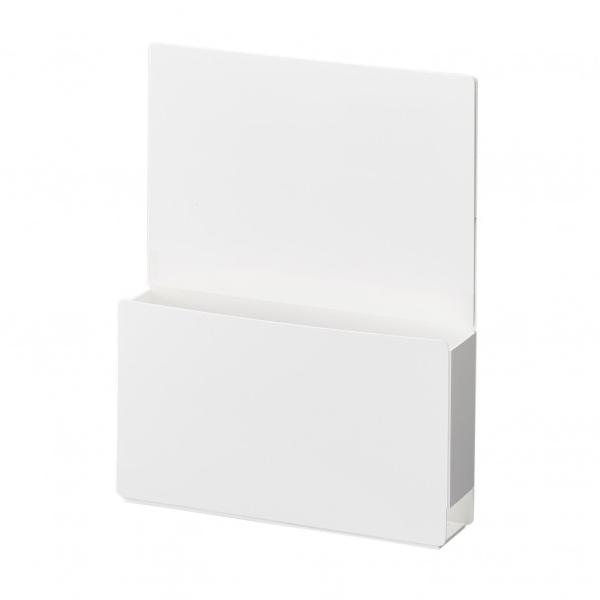 ●ホッチキスで壁面に取り付けできる収納ラック。  (石こうボードの壁面専用)目にとまりやすい場所に自由に取り付けができ、一般的な画びょうやビスに比べ、設置お際の穴が小さく、取り外し後も安心。   ●出し入れがしやすい浅くマチ幅があるポケット...