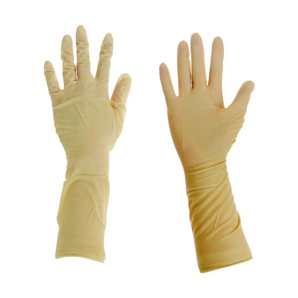 ■特徴 クラス10対応の滅菌ラテックスグローブです。 1双（左右）毎にパウチ包装してあります。 ガンマー線滅菌は25-50KGyの吸収線量です。 全長30ｃｍのロングタイプです。 優れた強度、耐久性があります。  ■仕様 クリーンパック仕様...