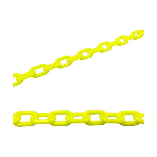●材質:PE  ●色:蛍光イエロー  ●製造:台湾製  ●サイズ:38.2×21.5×線径6.0mm×10m  ●本チェーンで物の吊り下げは絶対にしないでください。   ●蛍光色は蓄光タイプではございません。   ●チェーンスタンドと合わせ...
