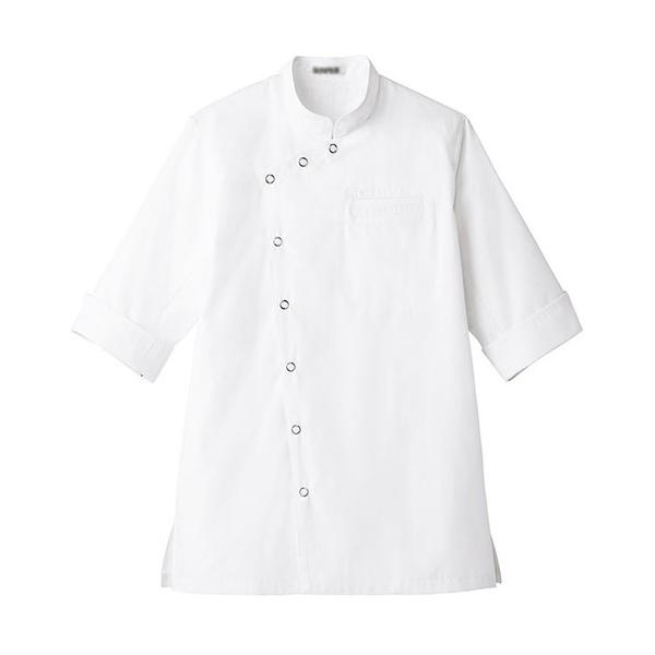 ■特徴 耐久性とデザインアクセントのあるメタルリング・ドットボタン使用。 水仕事など、腕まくりの手間なく作業ができる七分袖。 ■用途 接客、オールジャンルの飲食店向けユニフォーム ■仕様 ドットボタン 左胸ダブルポケット 裾脇スリット 七分...
