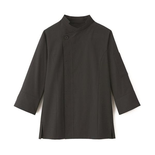 ■特徴 快適な機能を盛り込んだ、シェフ監修の本格仕様のショップコートです。 ■用途 接客、オールジャンルの飲食店向けユニフォーム ■仕様 比翼ボタン 左袖ポケット 袖下メッシュ 裾脇スリット ■材質 ポプリン（ポリエステル87%・綿13%）...