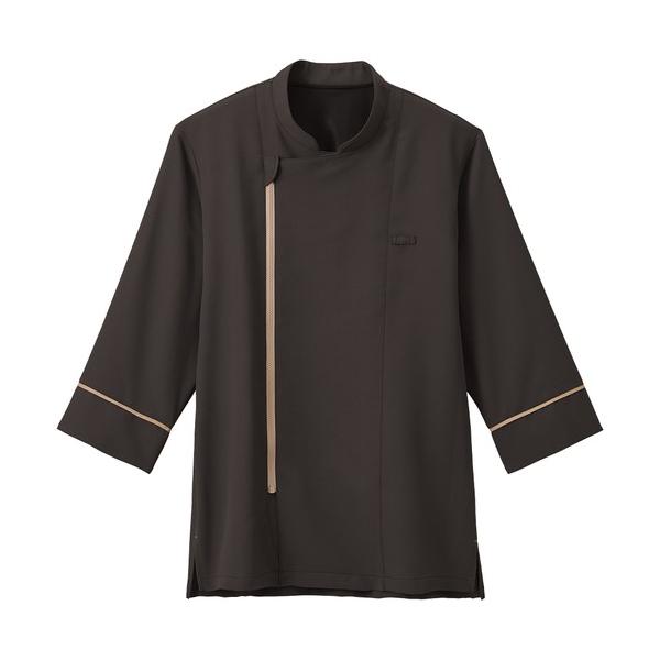 ■特徴 高機能・快適素材を使用した、軽量で動きやすいショップコートです。 着脱しやすいファスナー仕様&amp;ネームループ付きで、業務中の利便性にも配慮しています。 ポケットなしで異物混入リスクを軽減、袖の内側には体毛落下防止ネットを備えた...