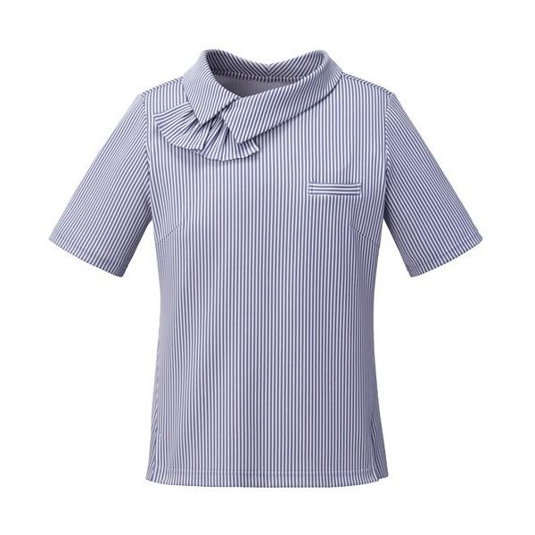 ■特徴 アシンメトリーの重ね衿とサイドリボンがアクセントになった、ストライプ柄のレディースニットトップスです。 サイドのリボンは取り外し可能で、シーンに合わせた着こなしが楽しめます。 柔らかな伸縮性のある素材で、型崩れしにくく動きやすい着心...