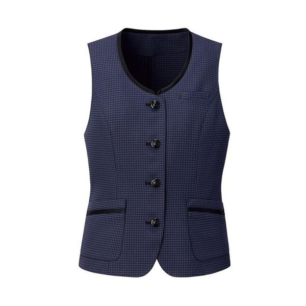 ■特徴 手頃な価格ながら、着るだけできちんと決まる上質感が人気のシリーズのベスト。 黒テープのトリミングと釦で引き締め効果があります。 オーソドックスなスターチェック柄は誰にも着こなしやすく、コーディネートしやすいのが魅力です。 ■仕様 背...