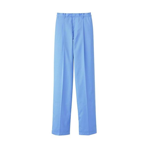 ■特徴 給食サービスにおすすめのストレートパンツです。ウエスト総ゴム、左脇開き金属ファスナー、右後外ポケット付きです。ホワイト、サックスの2色展開です。  ■仕様 ツイル (ポリエステル65%・綿35%)フレッシュエリア(R)  【入数】 ...