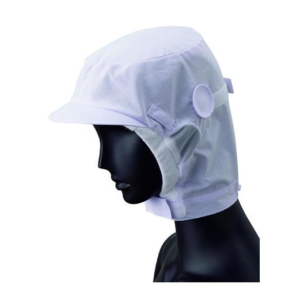 ■特徴 ツバは耐洗濯性の高い織芯、額、頬はパイル素材で落髪・ズレを防止、汗止め効果があります。前部の留め、後頭周りはマジックテープで調整可能です。メガネ差しはスリット式、マスクは円掛け式です。  ■仕様 ブロード (ポリエステル65%・綿3...