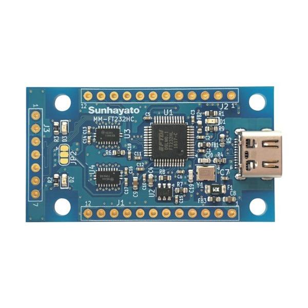 ■ロジックレベル5V⇔3.3V切り替えパッド付きです。 ■USBインターフェイス（USB2.0）をUART（RS232）、I2C、SPI、JTAG、パラレルインターフェイスなどに変換可能です。 ■USB Type-Cコネクタ接続です。 ■U...