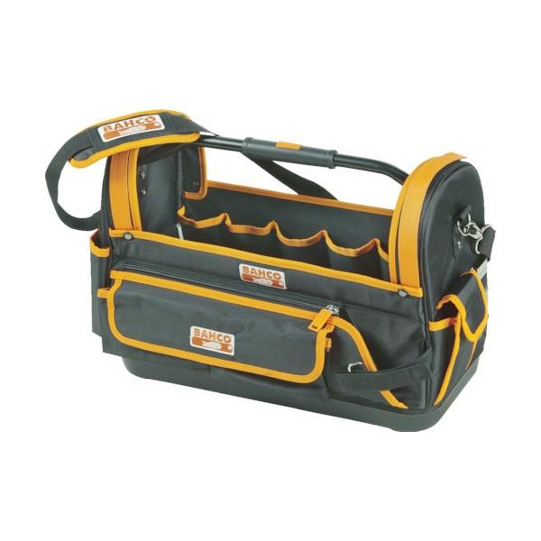 ■特徴 底は完全防水です。 握りやすいグリップで持ち運びやすく、寒いときにひんやりすることもありません。 左右の一方側にテープ、カードや携帯電話を収納できるポケット付です。 ノコギリなど輸送中の事故を防ぐために、ジッパーとベルクロストラップ...