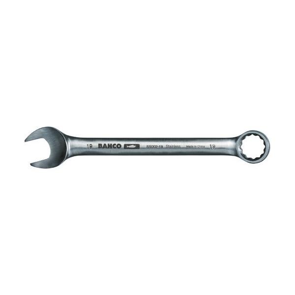 商品画像はイメージ画像です。実際とは異なる場合がございます。 片目片口スパナ 二面幅寸法(mm):19 全長(mm):195 厚さ(mm):8   【サイズ】 19mm 【入数】 1点 SS00219