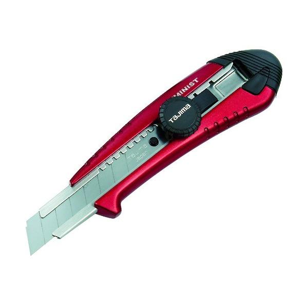 ■特徴 強力ネジ式ロックです。 ボディ内に2枚の替刃を内蔵できます。 重厚感があり、使い込むほどに味が出る、アルミダイカストボディです。 ブレードはグリップセンターに位置し、使い慣れたブレードポジションでバランスが良いです。 刃折り器（スナ...