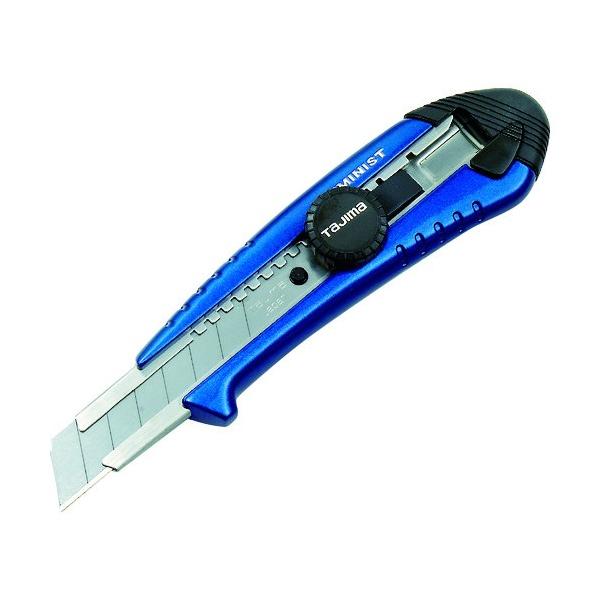 ■特徴 強力ネジ式ロックです。 ボディ内に2枚の替刃を内蔵できます。 重厚感があり、使い込むほどに味が出る、アルミダイカストボディです。 ブレードはグリップセンターに位置し、使い慣れたブレードポジションでバランスが良いです。 刃折り器（スナ...