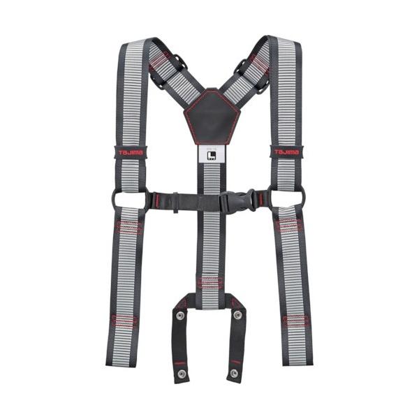 ■特徴 体の動きになじむアクティブフィット構造です。 操作が簡単なサイズ調整部です。 胴当てベルトと直接装着することで腰周りスペースを奪いません。 ベルトずれを防ぐシリコンストッパー付きです。  ■用途 建築・工事用サスペンダー  ■仕様 ...