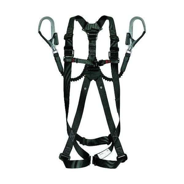 ■特徴 フルハーネス型用 タイプ1です。 束縛感の少ないY型構造を採用したエントリーハーネスです。 伸縮するので邪魔にならない蛇腹式ランヤードロープです。 L2硬質焼入ゲートスチールフックです。 より戻し付です。  ■用途 新規格対応SEG...