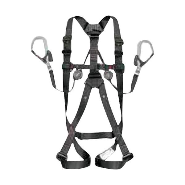 ■特徴 束縛感の少ないベーシックフィット構造です。 肩に食い込まない46mm幅広ベルトです。 ハーネスを胴当てベルトに直接取り付けるから装着スペースを取りません。 ハーネス用フックハンガー付です。 作業の邪魔にならない両側巻取式を採用した超...