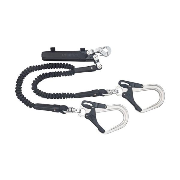 ■特徴 短くなるので邪魔にならない蛇腹式です。 軽さに優れたアルミゲートを採用した最軽量アルミ鍛造フックです。 ショックアブソーバを背中ベルトにがっちり固定するダブル固定バンドを採用しています。 アクティブSSA（スマートショックアブソーバ...