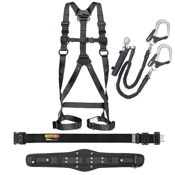 ●使いやすさにとことん拘ったハイスペック蛇腹式セット ●特長: ハーネス/ランード/胴ベルト/胴当てベルトの4点セット ●サイズ:M ●ランヤード種類:蛇腹ダブル ●セット内容:ハーネスZA、ハーネス用ランヤード蛇腹ダブルL8、胴当てベルト...