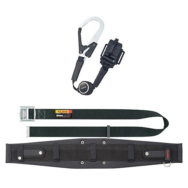 ●腰周りを邪魔しない縦型ランヤード巻取式セット ●特長: 胴ベルト/胴ベルト用ランヤード/胴当てベルトの3点セット ●サイズ:L ●ランヤード種類:巻取シングル ●セット内容:胴ベルトスチールワンフィンガーバックル、胴ベルト用ランヤードER...