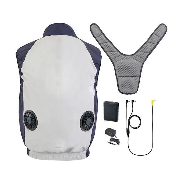 ■特徴 ファンハーネスやベルト下のインナーパッドの効果で首元までしっかりと風が通ります。 ベルトがズレて風を遮断するのを防ぐ面ファスナー式ショルダーストラップです。 インナーパッドは通気性抜群、高弾性でヘタリにくい超立体3Dメッシュです。 ...