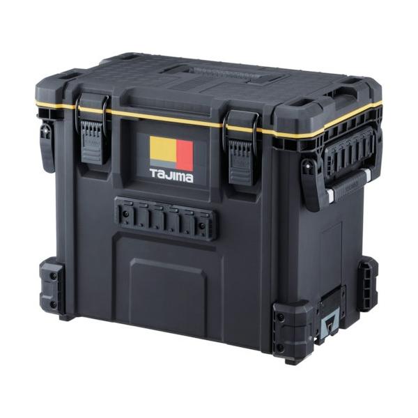 【商品説明】   ●内側・外側にセフホルダー(54個)機能を搭載したツールボックス  ●重ねて置くだけでしっかり連結する荷崩れ防止仕様  ●最大積載量50kg、耐荷重100kg  ●片手持ち、両手持ちが可能な2wayハンドル  ●IP65準...