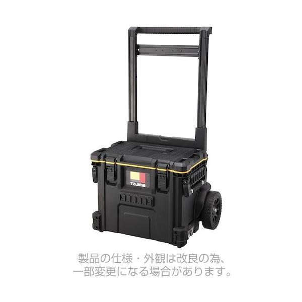 【商品説明】   ●内側・外側にセフホルダー機能(62個)を搭載したキャリー付ツールボックス  ●重ねて置くだけでしっかり連結する荷崩れ防止設計  ●最大積載量50kg、最大運搬可能重量100kg  ●片手持ち、両手持ちが可能な2wayハン...