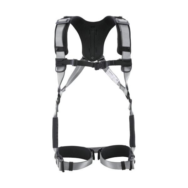■特徴 快適性と装着性、軽さにとことんこだわったハイスペックモデル 腰道具を付けたまま脱ぎ着ができます。ハーネスを使う時に胴ベルトを外す必要がありません。 軽量で操作性抜群のアルミワンタッチバックル仕様です。 形が崩れず脱ぎ着しやすい肩・背...