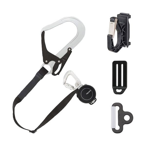 ■特徴 取り外しが簡単な着脱式補助ロープです。 2種類の巻取機構を選択できるフリー/オートストップ切替機構です。 注意:墜落制止用器具ではありません。 驚くほど小さい超小型リールです。 フリー/オートストップ切替機構:作業シーンに応じて2つ...