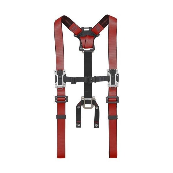 (特長)  ●胴ベルト（墜落制止用器具・ワークポジショニング用器具兼用）が必要です  ●新設計縦ベルト用セフホルダー金属を2個装備しています。   ●腰周りと強固に連結し、腰の重量負荷を軽減する胴当てベルトハンガー採用です。   ●束縛感の...