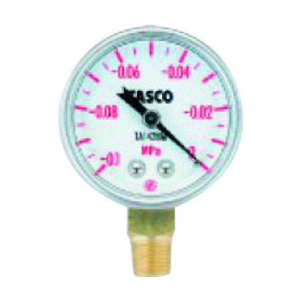 ■ 圧力範囲…0〜−0.1MPa ■ 外径…40φ ■ ゲージ取付ネジ径…1/8″NPT（下出し） ■ ケース…SUS 304   【入数】 1個 TA142BM