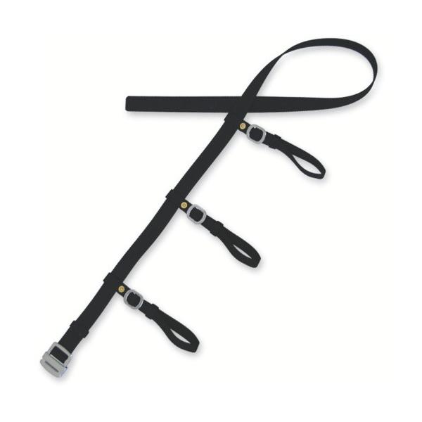 商品画像はイメージ画像です。実際とは異なる場合がございます。 ●長さ調節機能がある、安全帯を吊り下げるようにして締めておけば工具類で重くなった安全帯が下がることを防ぎます。●安全帯のすり抜け防止にも有効です。●安全帯のずり下がり、すり抜け防...