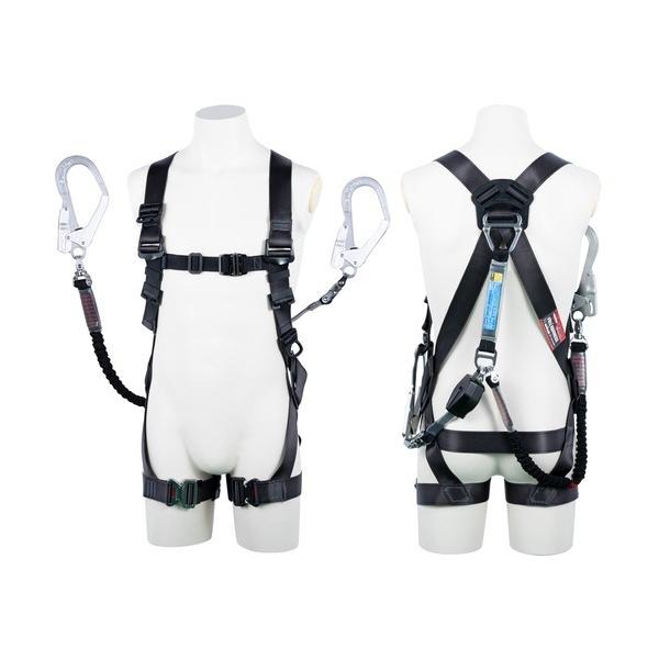 ■型番 TH-504-CRNV93SV-OT-DG-BK-M2R23 【商品説明】 ●束縛感がない！腿ベルトは左右が独立した水平型なので、束縛感が少なく建設業界で人気のモデル。 ●胴ベルトの着脱可！付属の固定具を使ってお手持ちの胴ベルトを取...